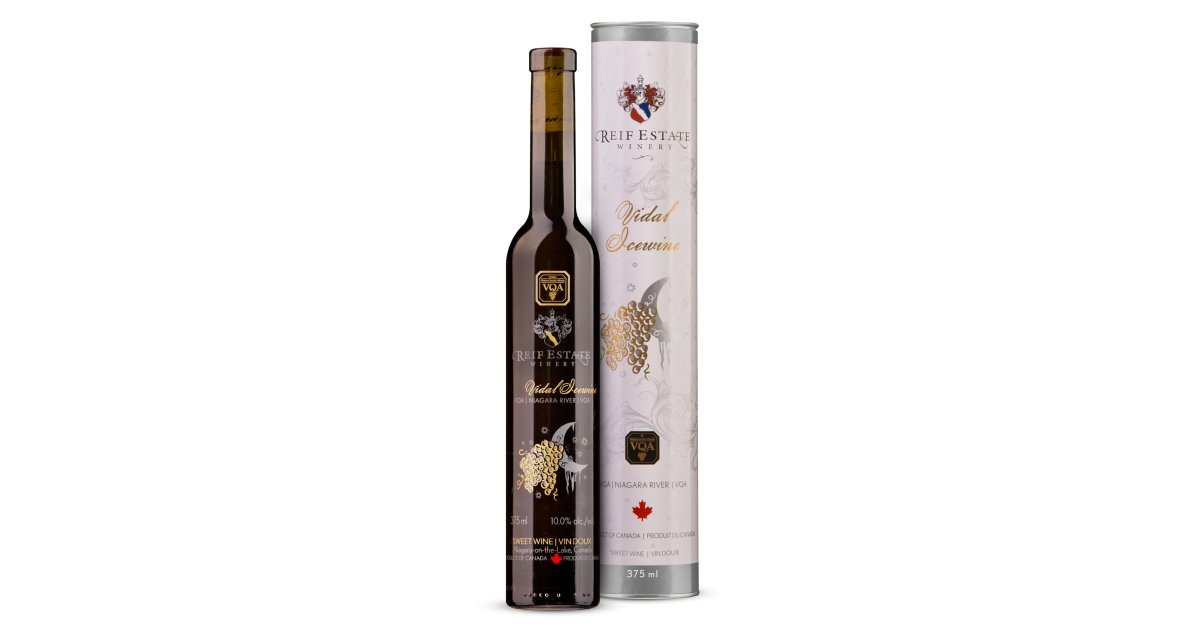 Vin de glace canadien "Vidal Icewine" du domaine Reif Estate Winery